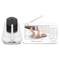 China 5 Inch HD Wireless Baby Monitor with Pan Tilt Camera and Night Vision for sale