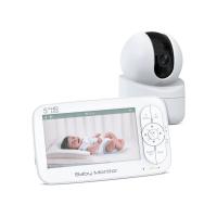 China Intelligent Infant 2 Way Full Hd Monitor Video Babyphone With Infrared Camera Type And Split Screen Viewing Support for sale