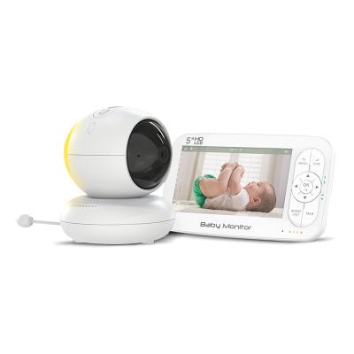 China 5 Inch Wireless Baby Monitor with 2.4GHz FHSS and Night Vision for sale