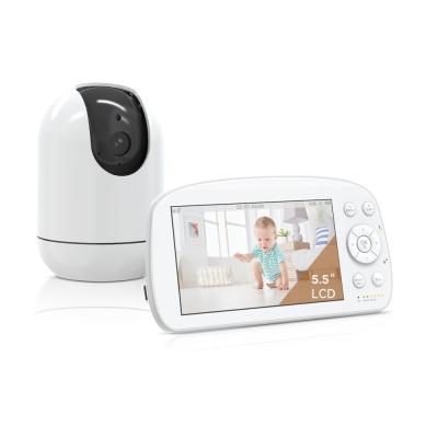 China 5.5 Inch HD Baby Monitor with 360 Pan Tilt and Night Vision for sale