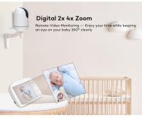 China Smart Home Wireless Full HD Baby Monitor 5.5 Inch Baby Security Monitor CCTV Babyphone for sale
