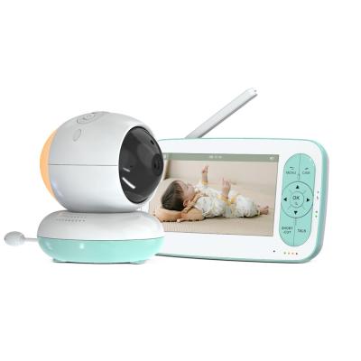 China 5 Inch 2.4G Wireless Baby Monitor with Pan Tilt and Night Vision for sale