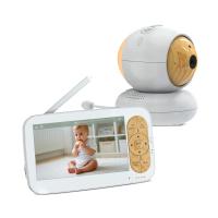 China 5 Inch 2.4G Wireless Baby Monitor with Pan Tilt and Night Vision for sale