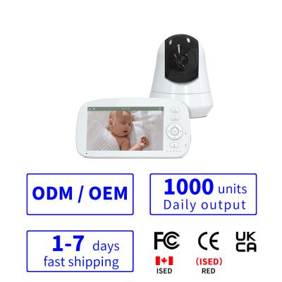 China 5 Inch HD Baby Monitor with 5000mAh Battery and Two-Way Audio for sale