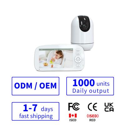 China 5 Inch HD Baby Monitor with Night Vision and Two-Way Talk for sale