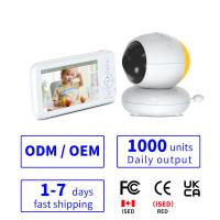 China 360° Pan 90° Tilt Video Baby Monitor with 5000mAh Battery for sale