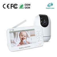 China Split Screen Supported Smart Baby Monitor with RF 2.4GHz FHSS Communication Interface and Up To 4 Cameras for sale