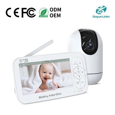 China Split Screen Supported Smart Baby Monitor with RF 2.4GHz FHSS Communication Interface and Up To 4 Cameras for sale
