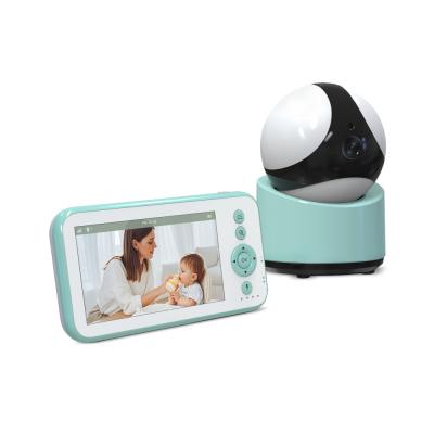 China 5 Inch Wireless Baby Monitor with 360 PTZ Night Vision and Two-Way Audio for sale