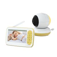 China 5 Inch Smart Baby Monitor with Pan-Tilt Night Vision and Two-Way Audio for sale