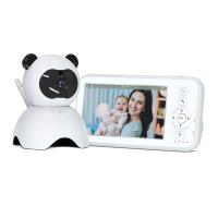 China Support 2 Way Talk Video Baby Monitor With 360°pan Tilt Zoom Camera And 5000mAh Rechargeable Battery for sale