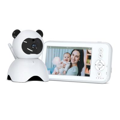China Support 2 Way Talk Video Baby Monitor With 360°pan Tilt Zoom Camera And 5000mAh Rechargeable Battery for sale