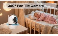 China 5 Inch HD Baby Monitor with 360° Pan Tilt Zoom and 1000ft Range for sale