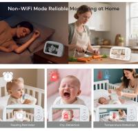 China HD Baby Monitor with 720p HD Camera and 8-Hour Battery for sale