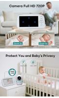 China HD Baby Monitor with 720p Resolution and Night Vision for sale