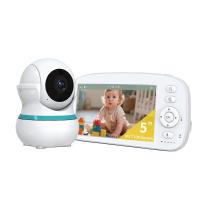 China 5 Inch HD Baby Monitor with 360° Camera and 5000mAh Battery for sale