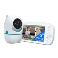 China HD Baby Monitor with IR Night Vision 940nm LED High Definition 1280x720P and 5000mAh Battery 23 Hours VOX Mode for sale