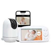 China 5.5 Inch 1080P Baby Monitor with Cry Detection and Night Vision for sale