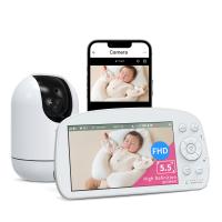 China Tuya Smart 1080P Baby Monitor with 5.5inch Screen and 5000mAh Battery for sale
