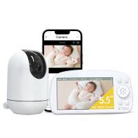 China 5.5 Inch 1080P WiFi Baby Monitor with Pan-Tilt Zoom and Night Vision for sale