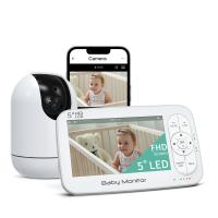 China 5inch WiFi Baby Monitor with 5000mAh Battery and 360° Pan-Tilt for sale