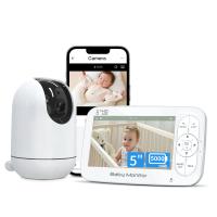 China 5 Inch 1080P WiFi Baby Monitor with 5000mAh Battery and Night Vision for sale