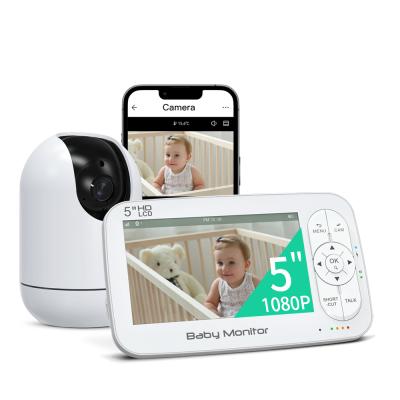 China Tuya 1080P Baby Monitor with 5inch Screen 5000mAh Battery for sale