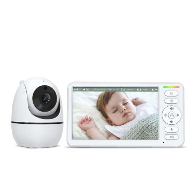 China 6 inch LCD Screen HD Baby Monitor with 5000mAh Battery and 360° Pan Tilt Zoom Camera for sale