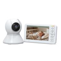 China Privacy Protection VOX Mode Crying Detection 1000ft Wireless Two Way Talking 5 Inch Baby Monitor Babyphone with Camera for sale