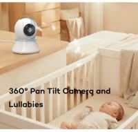 China Privacy Protection VOX Mode Crying Detection 1000ft Wireless Two Way Talking 5 Inch Baby Monitor Babyphone with Camera for sale