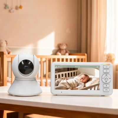 China Best Price 5inch 720p Factory Digital Video Baby Monitor with Camera Crying Detection New Baby Audio Camera Baby Monitor for sale