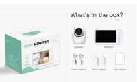 China Best Price 6inch 720p Factory Digital Video Baby Phone Crying Detection 5000mAh Battery Audio Video Baby Monitor with Camera for sale