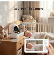 China Rechargeable Battery And AC Adapter HD Baby Monitor Offering 6 Inch Screen Size and 750 Grams Weight Designed for Infant Observation for sale