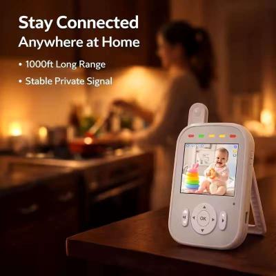 China Sound Detect VOX Mode 2.8 inch Display 1000ft Two Way Talk Feeding Alarm Lullabies Wireless Video Baby Monitor Camera for sale
