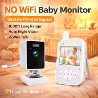 China 1500mAh Battery 720P Camera 2.8 Inch 1000ft Wireless Two Way Talking Clear Video Night Vision Baby Monitor Security Camera for sale