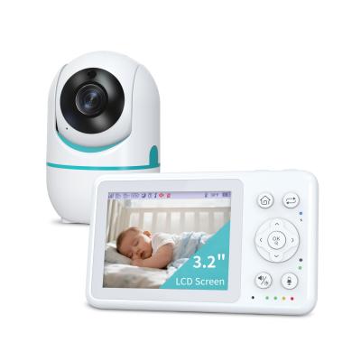 China 3.2 Inch No WiFi Baby Monitor with 360 Pan Tilt Camera and Night Vision for sale
