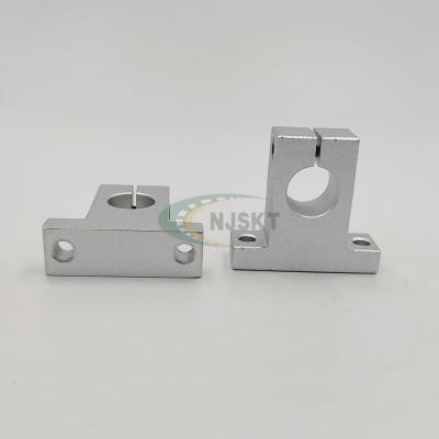 China High Precision Shafting End Support Blocks 40mm Easy Installation With Clear Anodize Surface for sale
