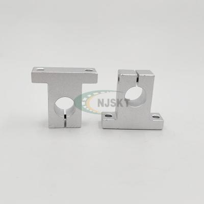 China Aluminum Shaft End Support 13mm Linear Round Shaft Support High Precision for sale