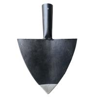 China Carbon Steel Triangle Delta Point Digging Spade 220x230x350mm 1600g for Farming Garden for sale