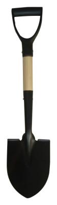 China Point Carbon Steel Kids Beach Shovel Spade 500g Head Weight 740mm Length for sale
