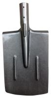China Carbon Steel Square Rectangle Digging Shovel 215x300mm Garden Farming Spade 800g for sale