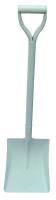 China Steel Metal Handle Square Spading Shovel 245x300x430x1000mm for Farming Garden for sale