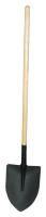 China Carbon Steel Garden Spade Shovel 280x335x510x1510mm Straight Wood Handle Farming Digging Tool for sale