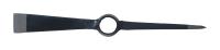 China Round Eye Mold Forged Steel Pickaxe Mattock 1500g-2500g Digging Point Chisel Cutting Blade for sale