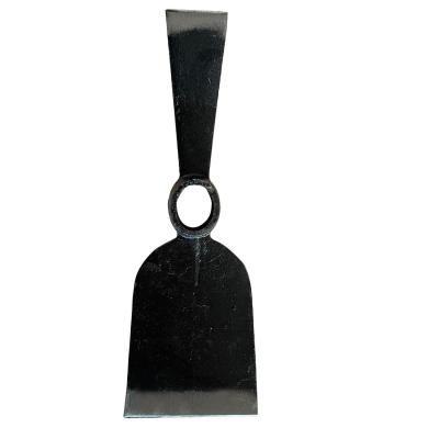 China Forged Carbon Steel Digging Garden Hoe 600g 100x300mm Oval Hole Eye Cutting Spade for sale