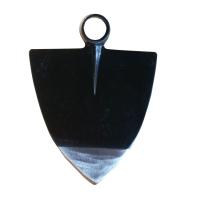 China Delta Carbon Steel Forged Digging Garden Hoe Pickaxe 800g 180x180mm Round Hole Eye for sale