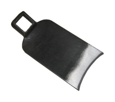 China Carbon Steel Forged Garden Hoe Square U Shape Hole Eye 800g 118x250mm Digging Farming Tool for sale