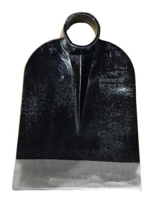 China Forged Carbon Steel Round Hole Eye Garden Hoe 900g 150x210mm for Digging and Spading for sale