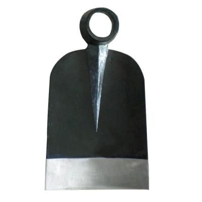 China Forged Carbon Steel Round Hole Eye Garden Hoe 1100g 160x242mm Digging Spading Farming Tool for sale