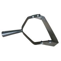 China Carbon Steel Garden Weeding Blade Hoe Rake 170x210mm 200g for Farm Planting for sale